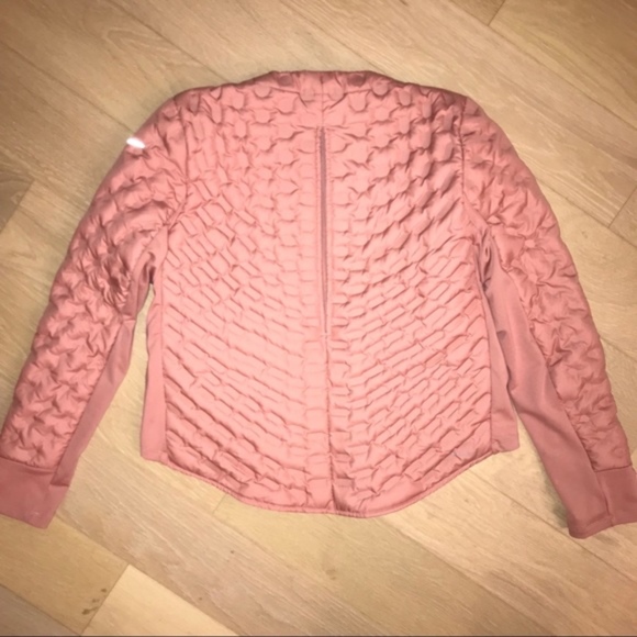 Nike | Jackets & Coats | Nike Aeroloft Pink Running Jacket Sz Medium ...